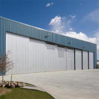 China Wind Resistance Steel Sliding Hangar Door Storm Rated Industrial Exterior Sliding Door for sale