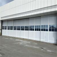 China Galvanized Steel Horizontal Sliding Hangar Door Industrial Shed Door For Warehouses for sale