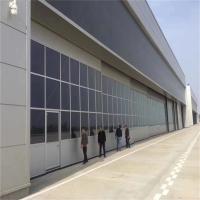 China Steel Frame Airplane Hangar Doors Sliding Type Design Electric Driving Low Maintenance for sale