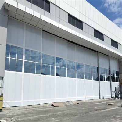 China Motorized Security Sliding Hangar Door Custom Designed Airplane Hangar Doors Large Span for sale