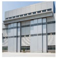 China Motorized Security Sliding Hangar Door Custom Designed Airplane Hangar Doors Large Span for sale