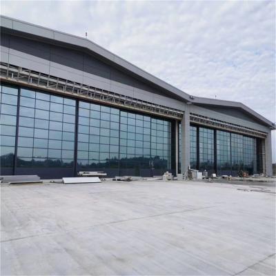China Motorized Drive Steel Aviation Hangar Door For Wide Body Aircraft Maintenance for sale