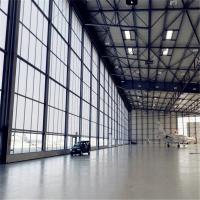 China Anti Corrosion Steel Hangar Door Sliding Aircraft Door With Strong Load Bearing Capacity for sale