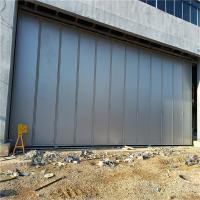 China Wind Resistant Thermal Insulated Folding Hangar Door Custom Widths Height Rated Grade for sale