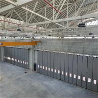 China Heavy Duty Galvanized Steel Frame Folding Door All Weather For Class 10-12 Wind Loads for sale