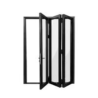 China High Visibility Industrial Glass Folding Door for Large Factory and Warehouse Openings for sale