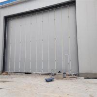 China Fully Customized Industrial Bifold Doors Wind Resistance Folding Steel Door for sale