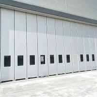 China Customized Size Aircraft Hangar Folding Door Industrial Grade Space Saving Design for sale