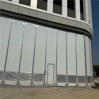 China Custom Size Metal Folding Door Industrial Style Bifold Doors Space Saving for sale