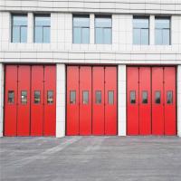 China Industrial Metal Folding Door With Multi Point Lock Thermal Insulation Customizable Size for sale
