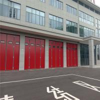 China Heavy Duty 4 Leaf Industrial Bi Fold Door Four Panel Folding Space Saving Design for sale