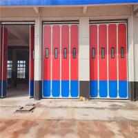 China Industrial Metal Folding Door With Multi Point Lock Thermal Insulation Customizable Size for sale