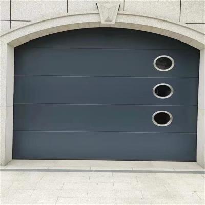 China Light Duty Aluminum Sectional Overhead Doors Commercial Rust Free Construction for sale
