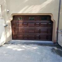 China Rust Resistant Powder Coated Aluminum Garage Door Smooth Surface Customize Size for sale