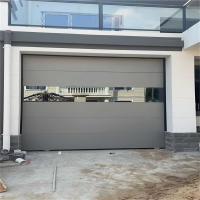 China Automatic Motorized Metal Garage Door Remote Control 6063-T5 Alu Garage Doors for sale