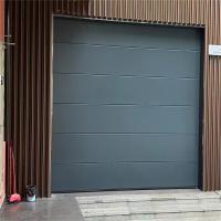China Automatic Motorized Metal Garage Door Remote Control 6063-T5 Alu Garage Doors for sale