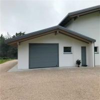 China Sound Insulation Metal Garage Door 45mm 50mm Thick Aluminium Doors For Garage for sale