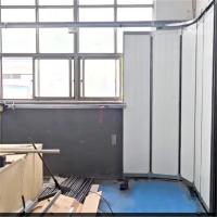 China Low Headroom Aluminum Sectional Industrial Doors Space Saving Design Custom Finish for sale