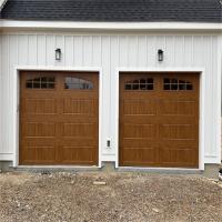 China Wood Grain Aluminum Garage Door Corrosion Resistance With Thermal Transfer Coating for sale
