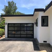 China Application Driven Glass Sectional Garage Door for Residential Commercial Showroom for sale