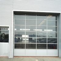 China Safe Compliant Glass Sectional Garage Door Wind Resistance Safety Protection for sale