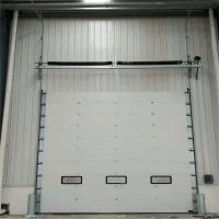 China Heavy Duty Industrial Overhead Sectional Door With Galvanized Steel Panels Customized Size for sale