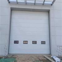 China Heavy Duty Industrial Overhead Sectional Door With Galvanized Steel Panels Customized Size for sale