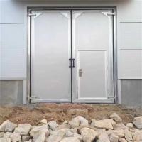 China Heavy Duty Swinging Warehouse Doors Metal Swing Door For Factory And Logistics for sale