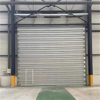 China Vertical Lift Overhead Sectional Door Large Span Factory High Lifting Industrial Door for sale