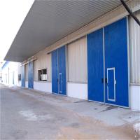 China Heavy Duty Industrial Swing Door Single Or Double Leaf Steel Door Wind Resistant for sale