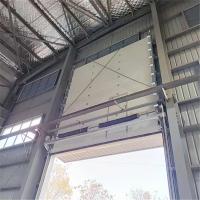 China Vertical Lift Overhead Sectional Door Large Span Factory High Lifting Industrial Door for sale