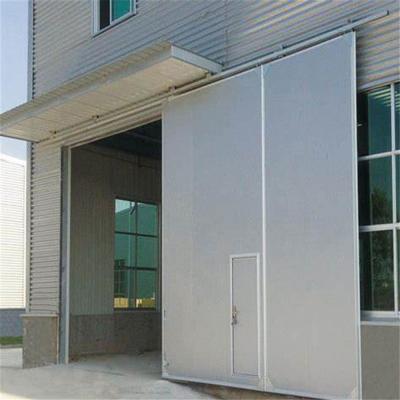 China Galvanized Steel Industrial Folding Door Space Saving For Large Opening Facilities for sale