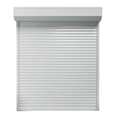 China Wind Resistant Metal Shutter Door Aluminum Alloy Rolling Shutter Door Anodized Finish for sale