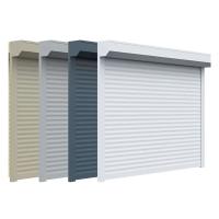 China Wind Resistant Metal Shutter Door Aluminum Alloy Rolling Shutter Door Anodized Finish for sale