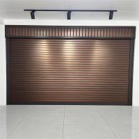 China Aluminum Alloy 1.0mm Flat Panel Rolling Shutter Door Commercial Lightweight Design for sale