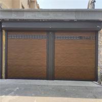 China Aluminum Alloy 1.0mm Flat Panel Rolling Shutter Door Commercial Lightweight Design for sale