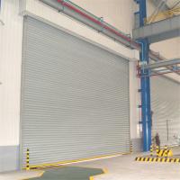 China Motorized Metal Shutter Door Industrial Rolling Shutter Door Low Noise Operation for sale