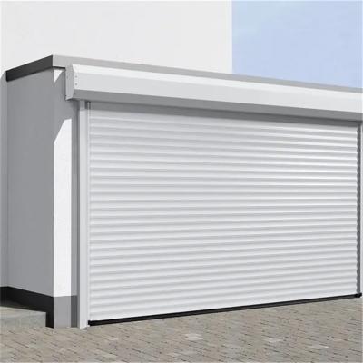 China Automatic Windproof Aluminum Alloy Roller Shutter Door for Warehouse / Commercial Shop for sale