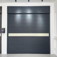 China Villa Aluminum Roller Shutter Door Electric Remote Control High Security Quiet Running for sale