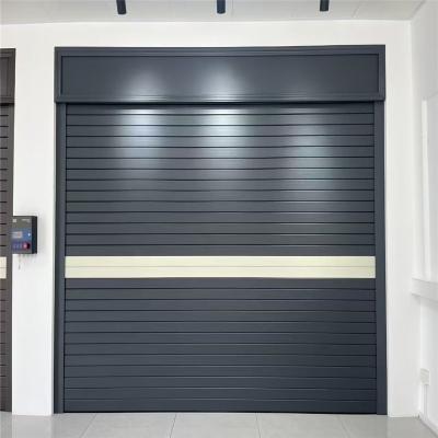 China Villa Aluminum Roller Shutter Door Electric Remote Control High Security Quiet Running for sale