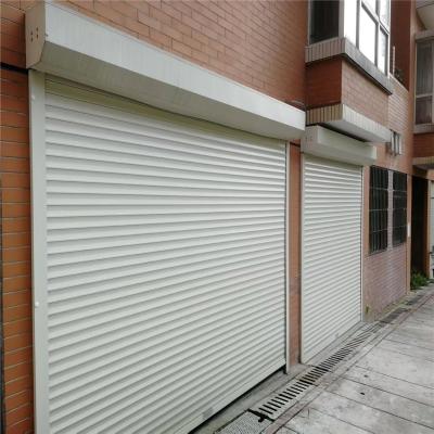 China Double Layer Aluminum Roll Up Shutter Doors Remote Control For Garages Shops Villas for sale