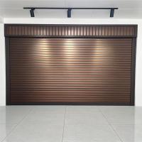 China Villa Aluminum Roller Shutter Door Electric Remote Control High Security Quiet Running for sale