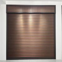 China 1.0mm Aluminum Alloy Flat Panel Rolling Shutter Door Corrosion Resistant For Warehouse for sale