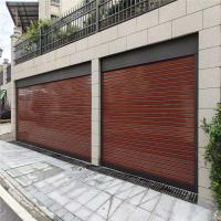 China Corrosion Resistant Metal Shutter Door Lightweight Aluminum Alloy 6063 Roller Door for sale