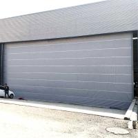 China Large Span Flexible Fabric Hangar Door Weather Resistant Stacking Door For Airport for sale