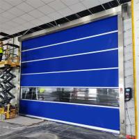 China Industrial PVC High Speed Door, Automatic Fast Rolling Door for Warehouse Factory for sale