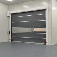 China Multi Protection Design PVC High Speed Rolling Door Anti Collision Industrial Fast Door for sale