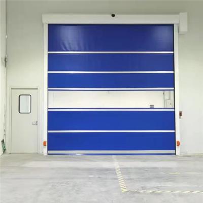 China Industrial PVC High Speed Door, Automatic Fast Rolling Door for Warehouse Factory for sale