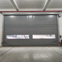 China Industrial High Speed Stacking Door Custom Dimensions PVC Folding Door Large Opening for sale