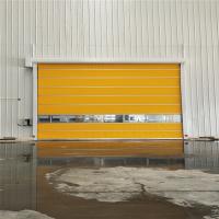 China Flexible PVC Fabric Rapid Roll Up Door High Cycle Operation For Warehouse Logistics for sale